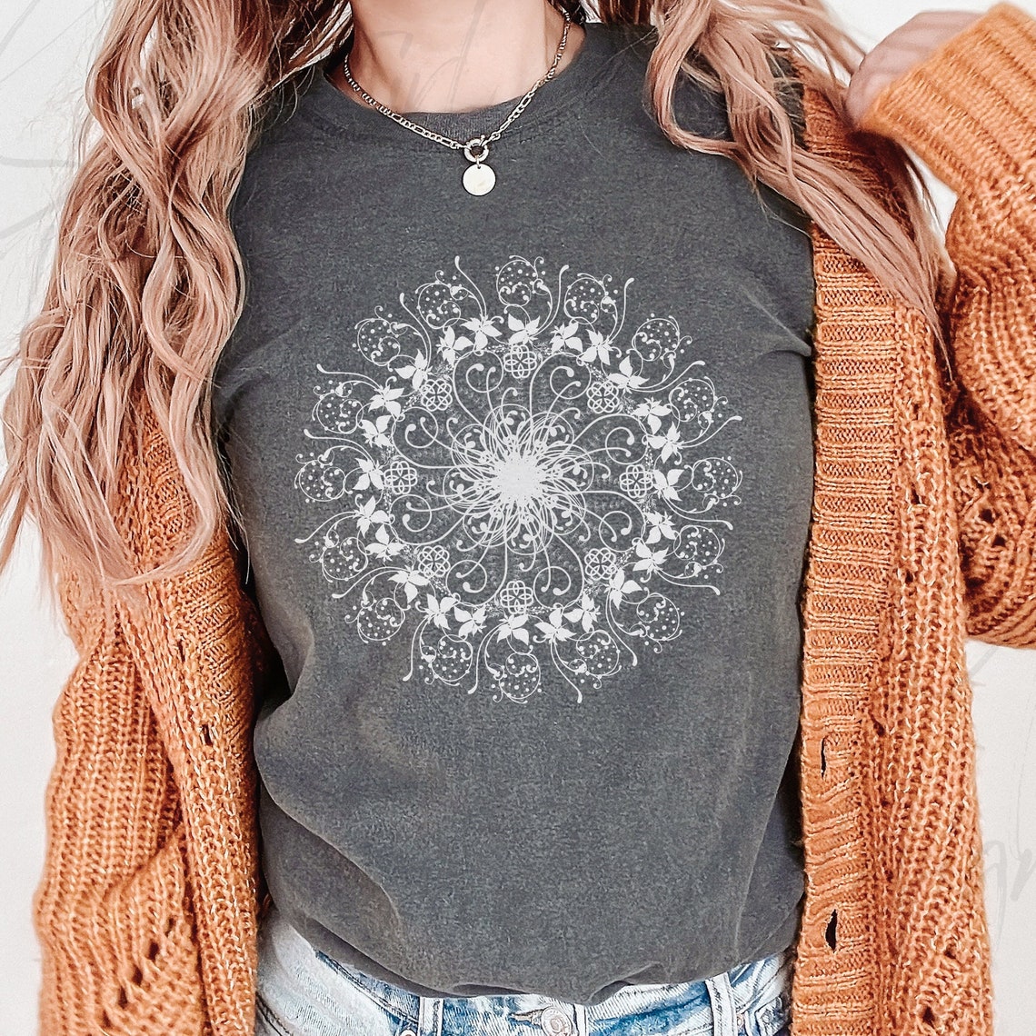 Mandala Shirt, Boho Shirt, Mandala Tshirt, New Age Shirt, Boho Tshirt ...