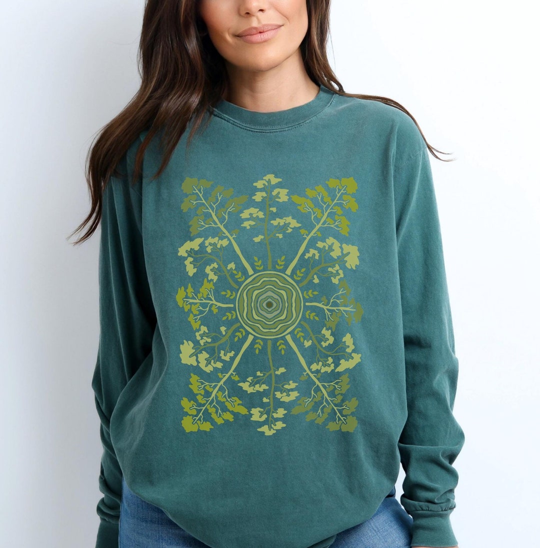 Tree Shirt, Naturecore Shirt, Boho Mandala Nature Lover Shirt Gift ...