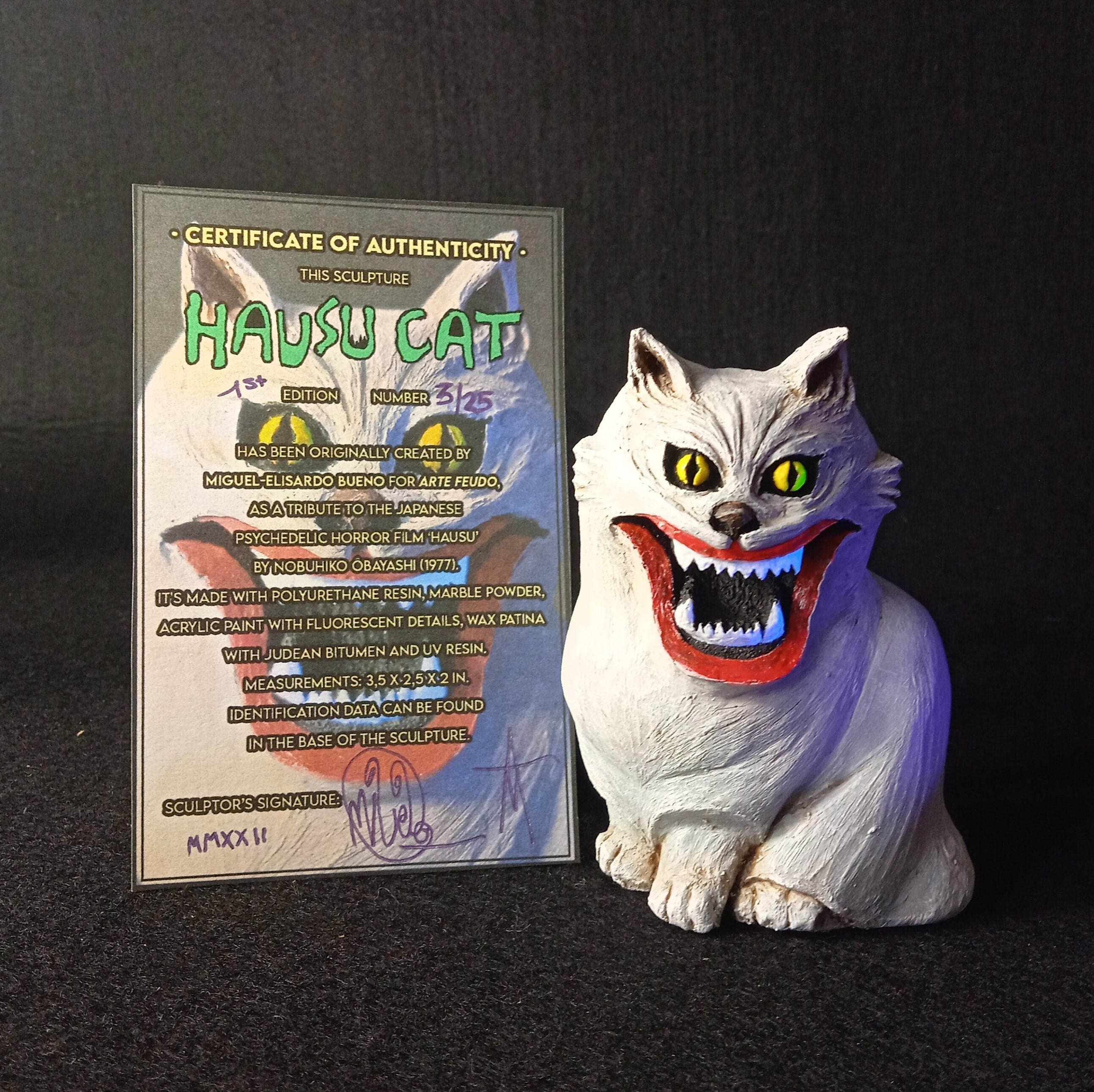 Hausu Cat Sculpture - Etsy