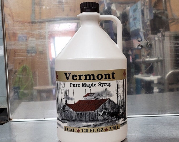 One Gallon Vermont Organic Maple Syrup. - Etsy