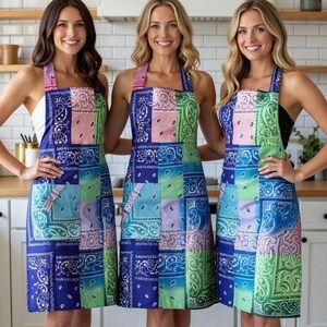 Custom Bandana Apron - Etsy