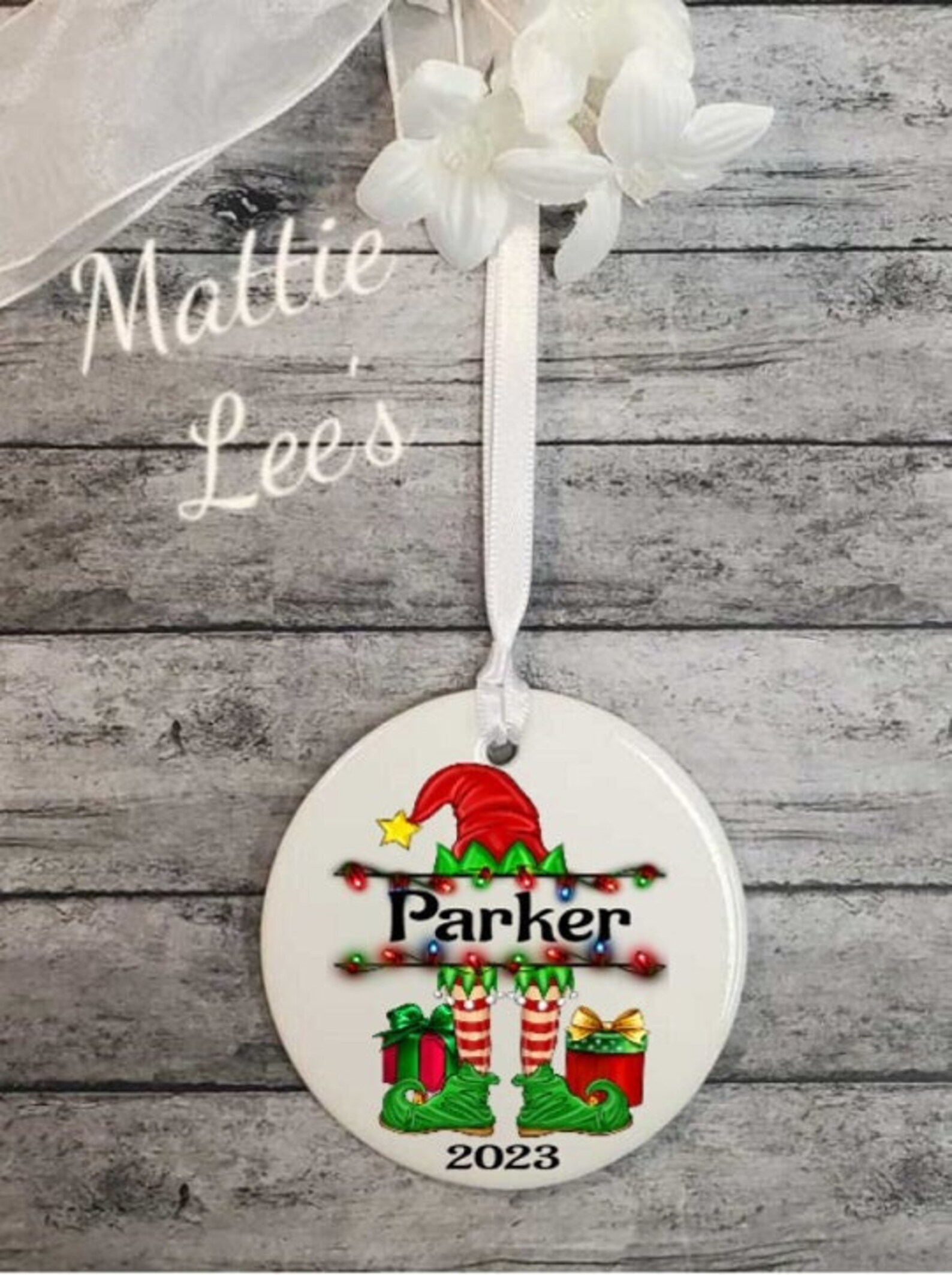 Child Ornament - Personalized Elf - Christmas Ornament - Custom ...