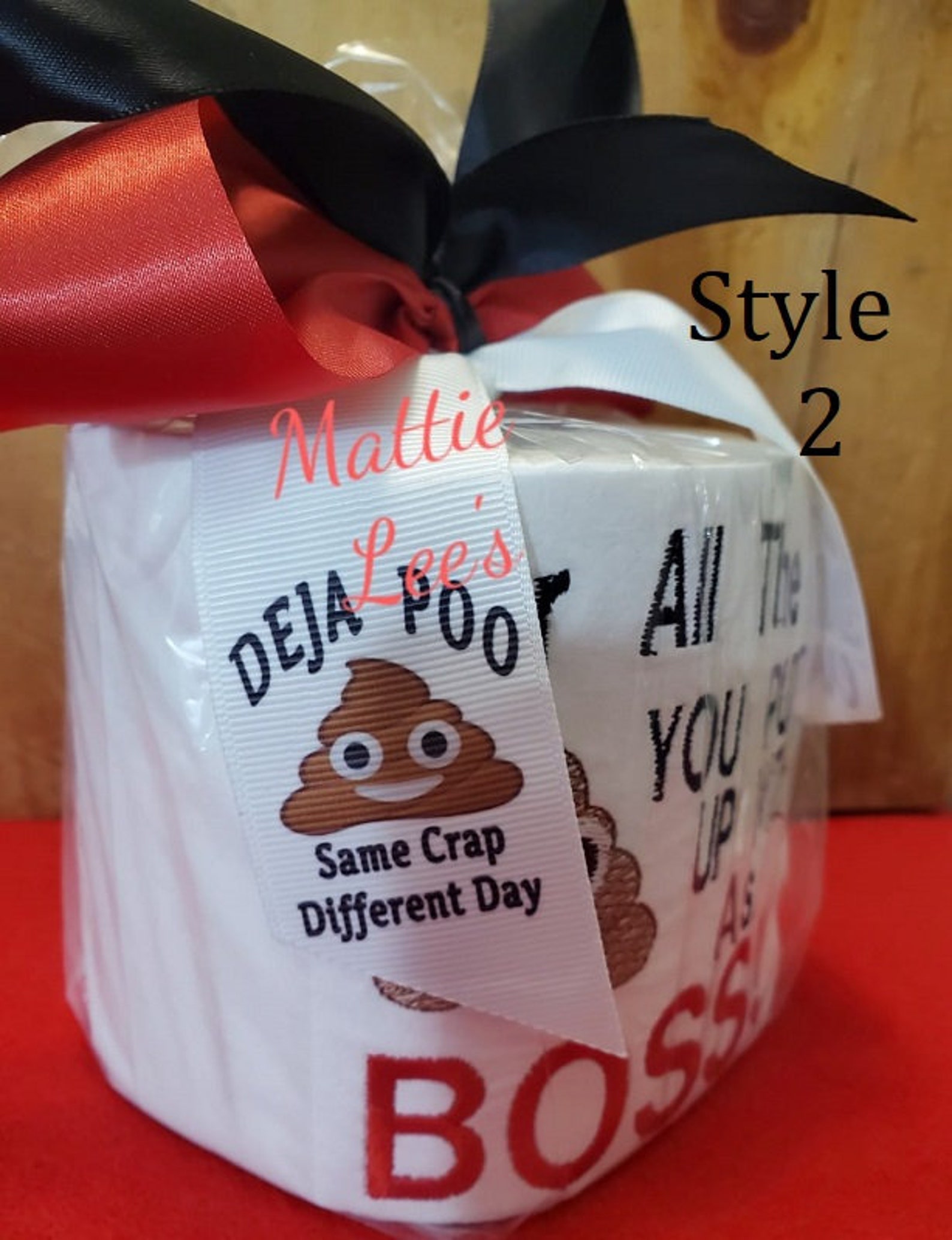 2 Different Styles pick 1 Monogrammed Funny Toilet Paper. - Etsy