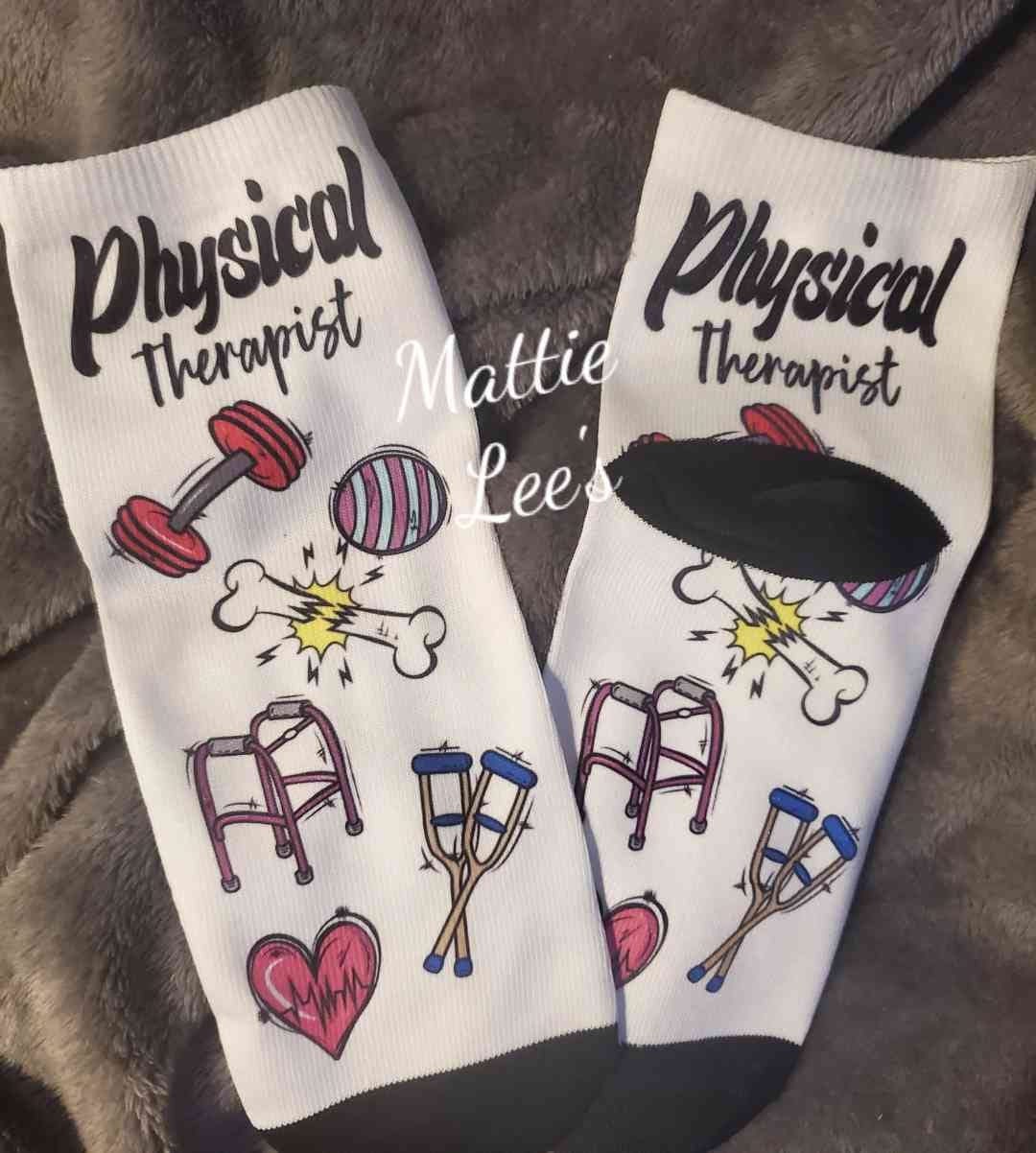 Physical Therapist Socks - Ankle Socks - Physical Therapy - PT ...