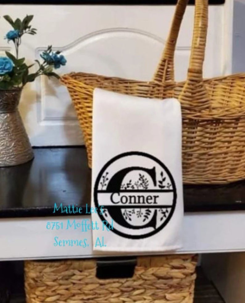 Custom Kitchen Towel Personalized. 5 Styles to Choose From. - Etsy