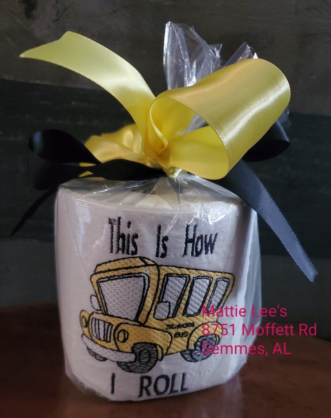 Monogrammed Funny Toilet Paper. School Bus Driver. This is How I Roll ...