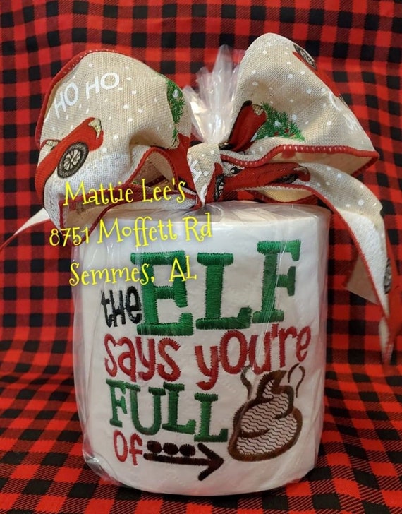 Monogrammed Funny Toilet Paper Old Gag Gift Dirty Santa | Etsy
