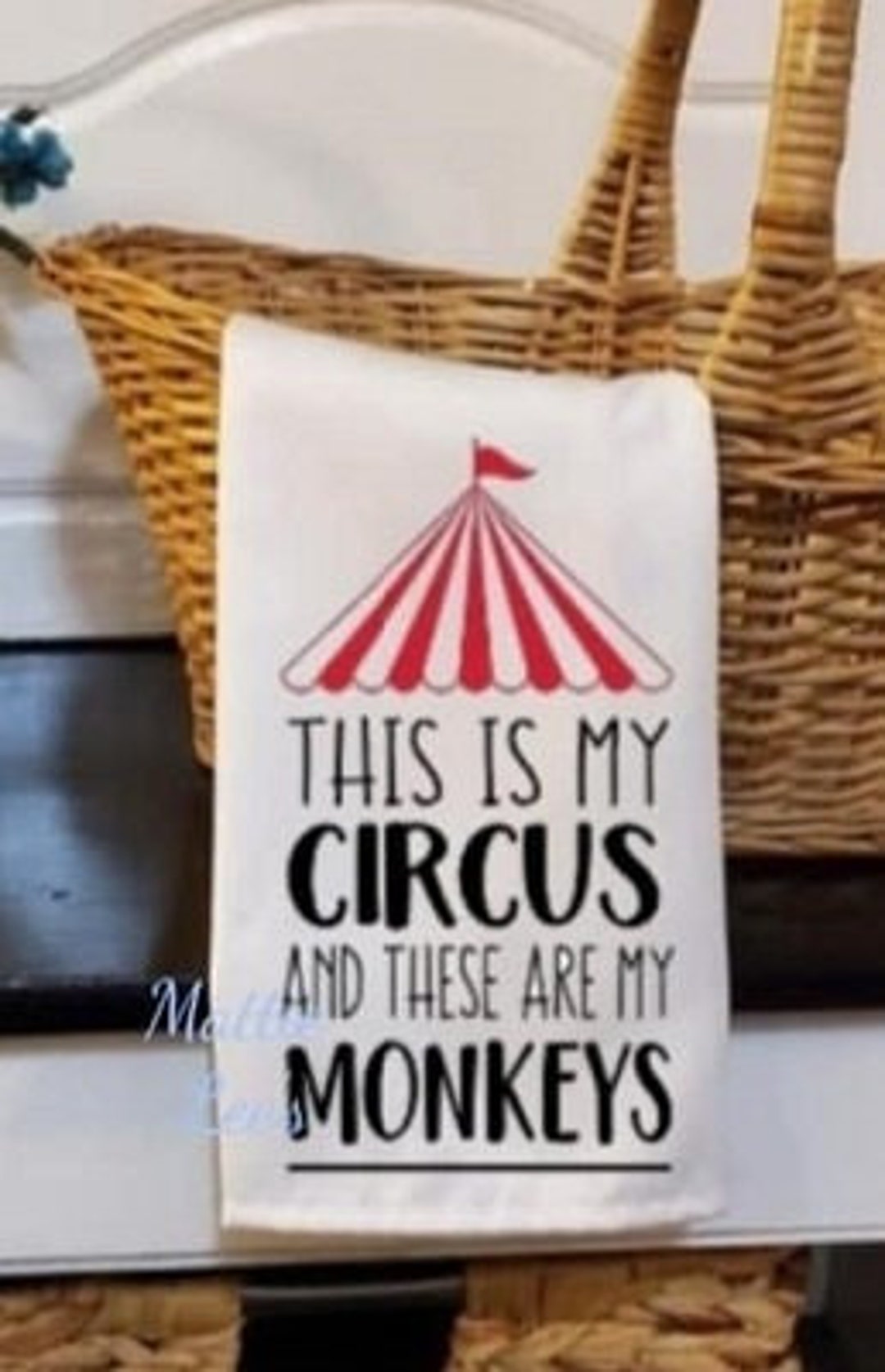 Circus. Kitchen Towel and or BBQ, This is My Circus, House Warming ...