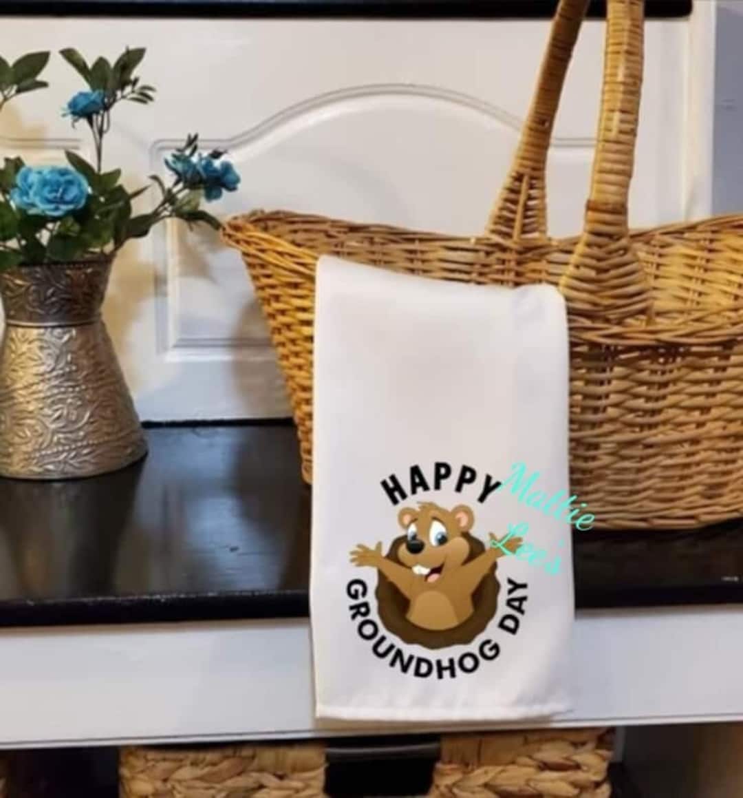 Groundhog. Kitchen and or BBQ, Happy Groundhog Day, House Warming, Gift ...