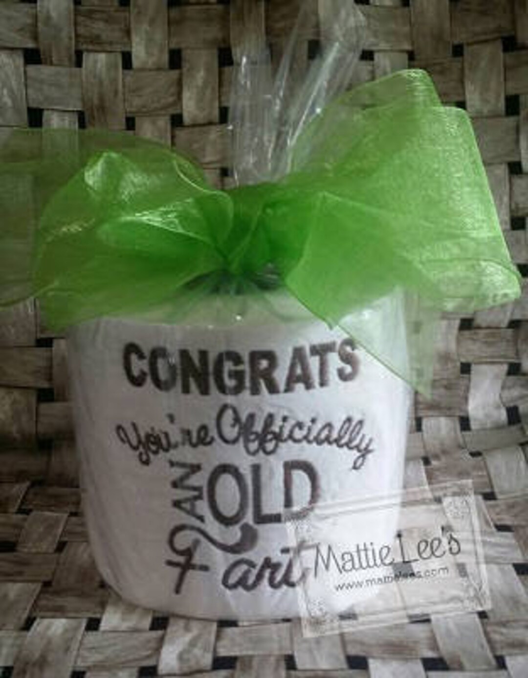 You're an Old Fart Monogrammed Toilet Paper, Gag Gift, Dirty Santa ...