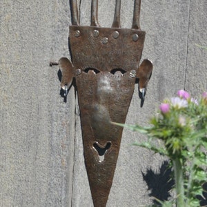Garden Mask, Spiked Jones, Wall Hanging Art, Indoor or Outdoor ...