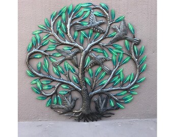 Small Novelty tree with birds Rustic Farmhouse decor | Etsy