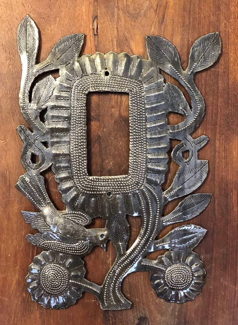 Decorative Electric Plate Cover Flowers and Branches Rocker | Etsy