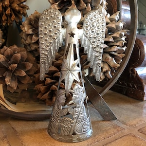 Standing Angel Table Top Décor, Festive Holiday Home Decorations ...