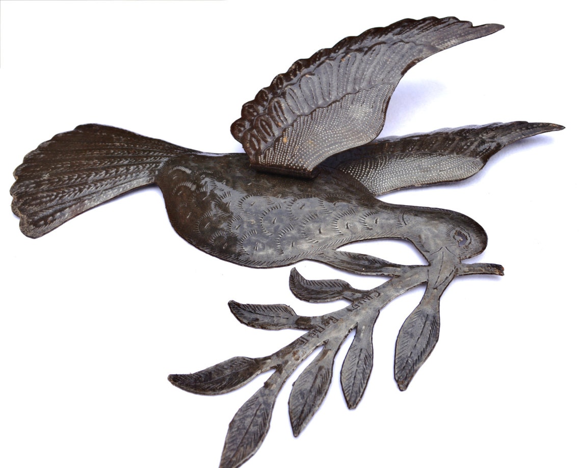 Dove of Peace Decorative Metal Wall Hanging Artwork From | Etsy