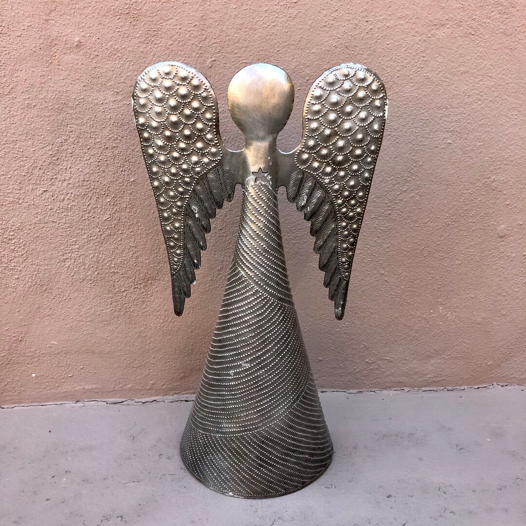 Angel Table Top Holiday Gift, Home Decor, Handmade Haiti, 15 X 8 X 4 - Etsy