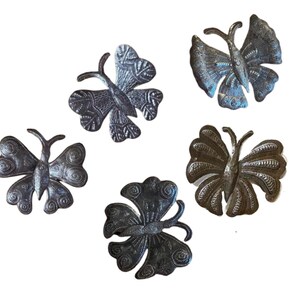 Garden Butterflies Decorative Spring Artwork set of 5 - Etsy