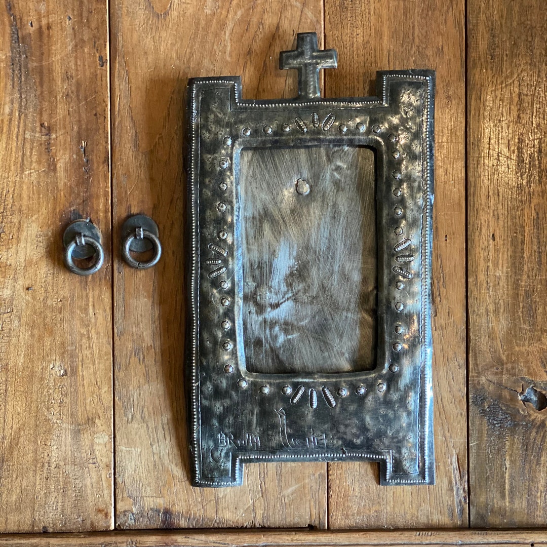 Alter Retablo Frame, Wall Mount Handcrafted Haitian Folk Art, Religious ...