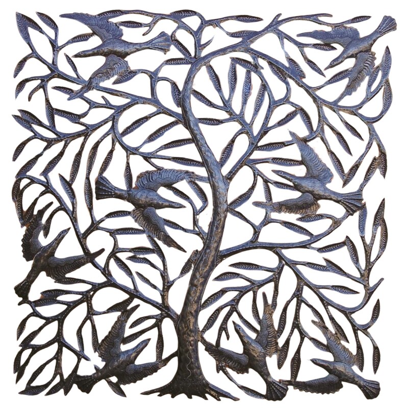 Metal Tree Sculpture - Etsy