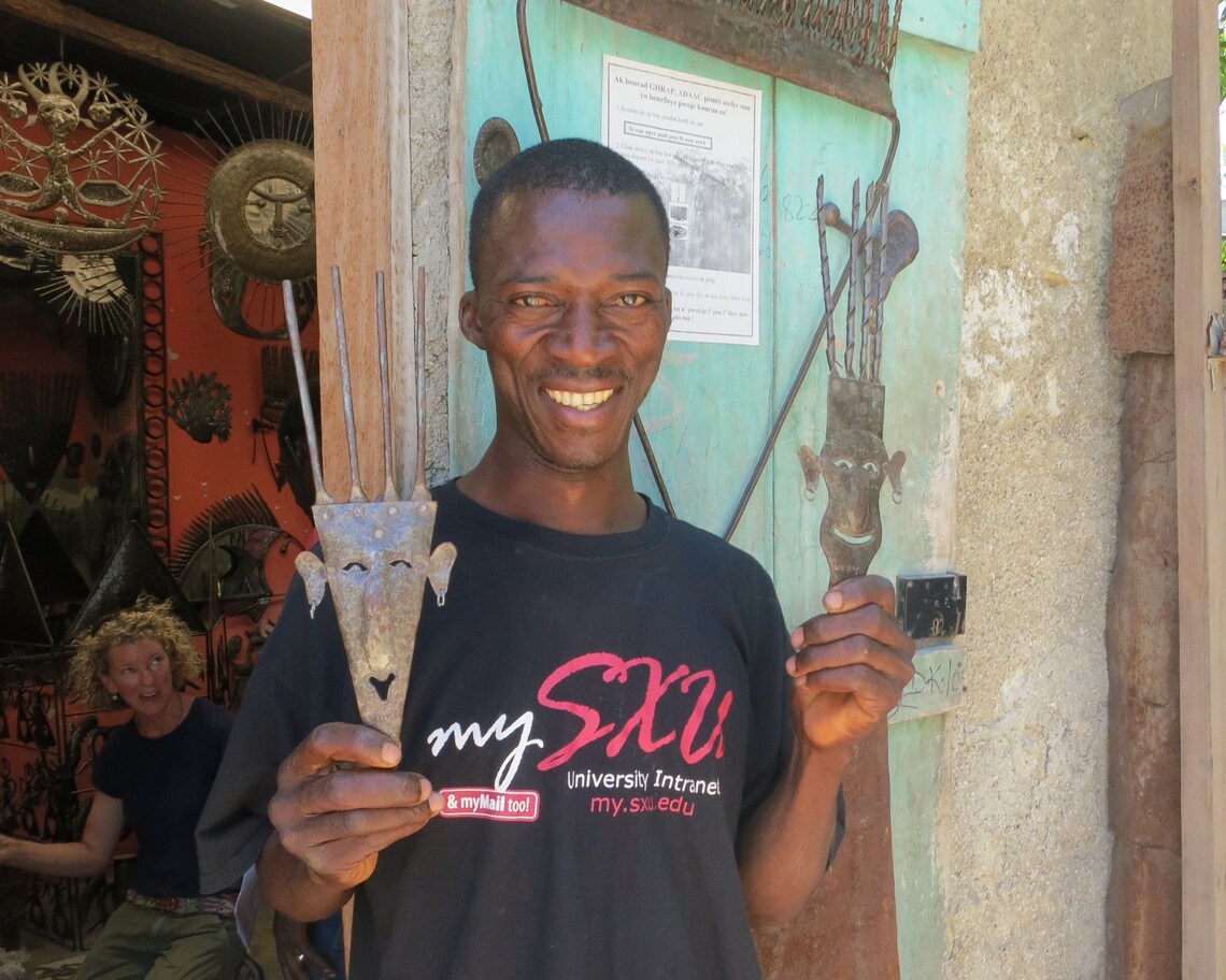 Garden Mask Spiked Jones Wall Hanging Art Indoor or - Etsy