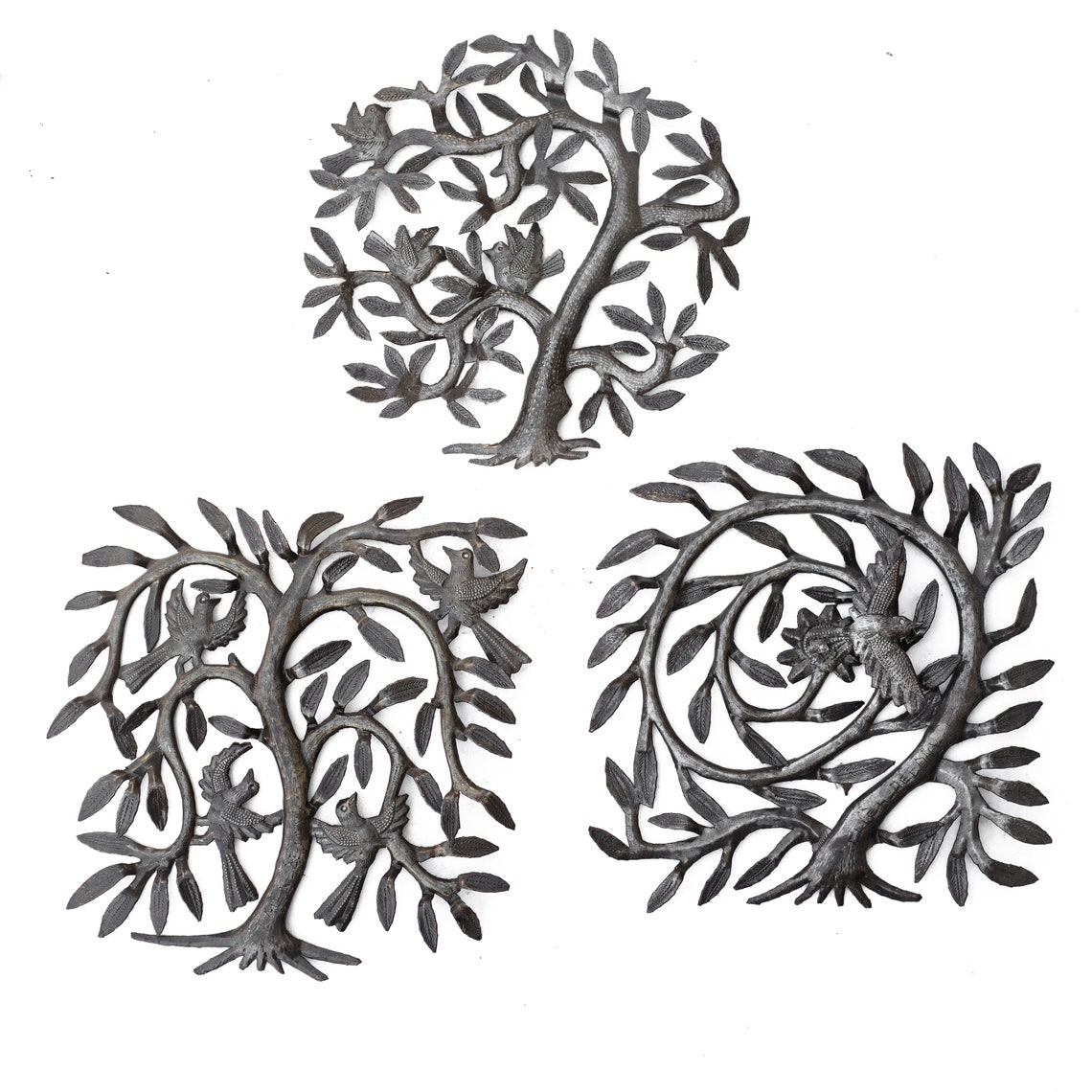 Handmade Haitian Folk Art Rectangular Tree of Life Upcycled - Etsy