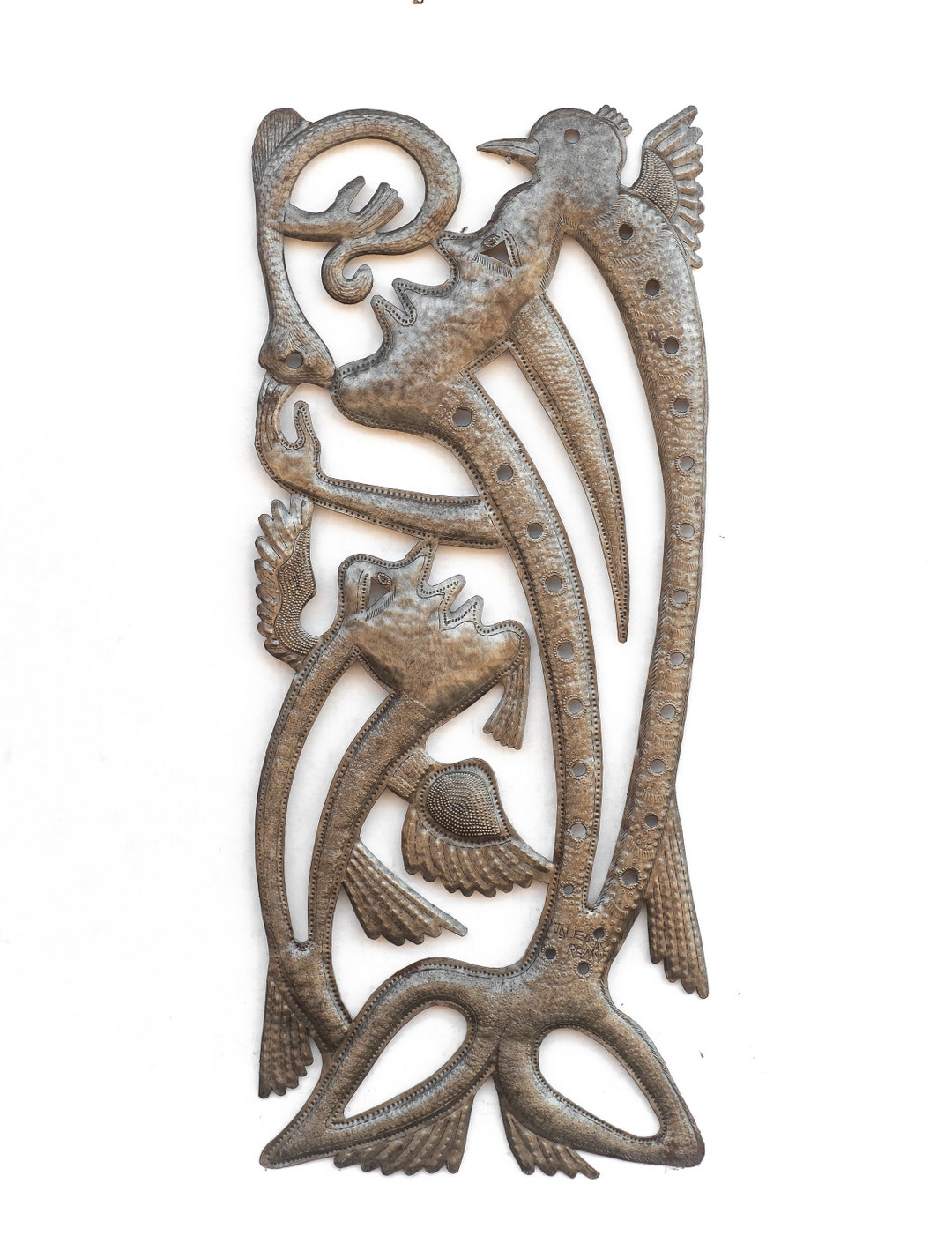 Handmade Haitian Decor Voodoo Bird Sea Life Eco-friendly - Etsy