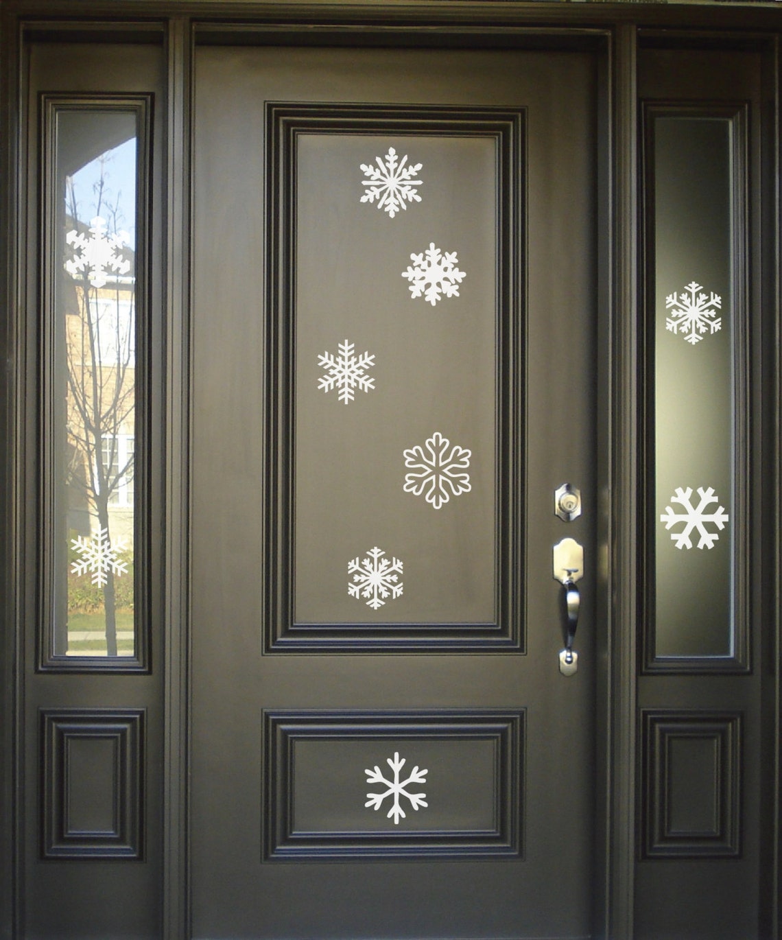 Snowflakes Snow Wall Decals Set of 10 Christmas Decoration | Etsy