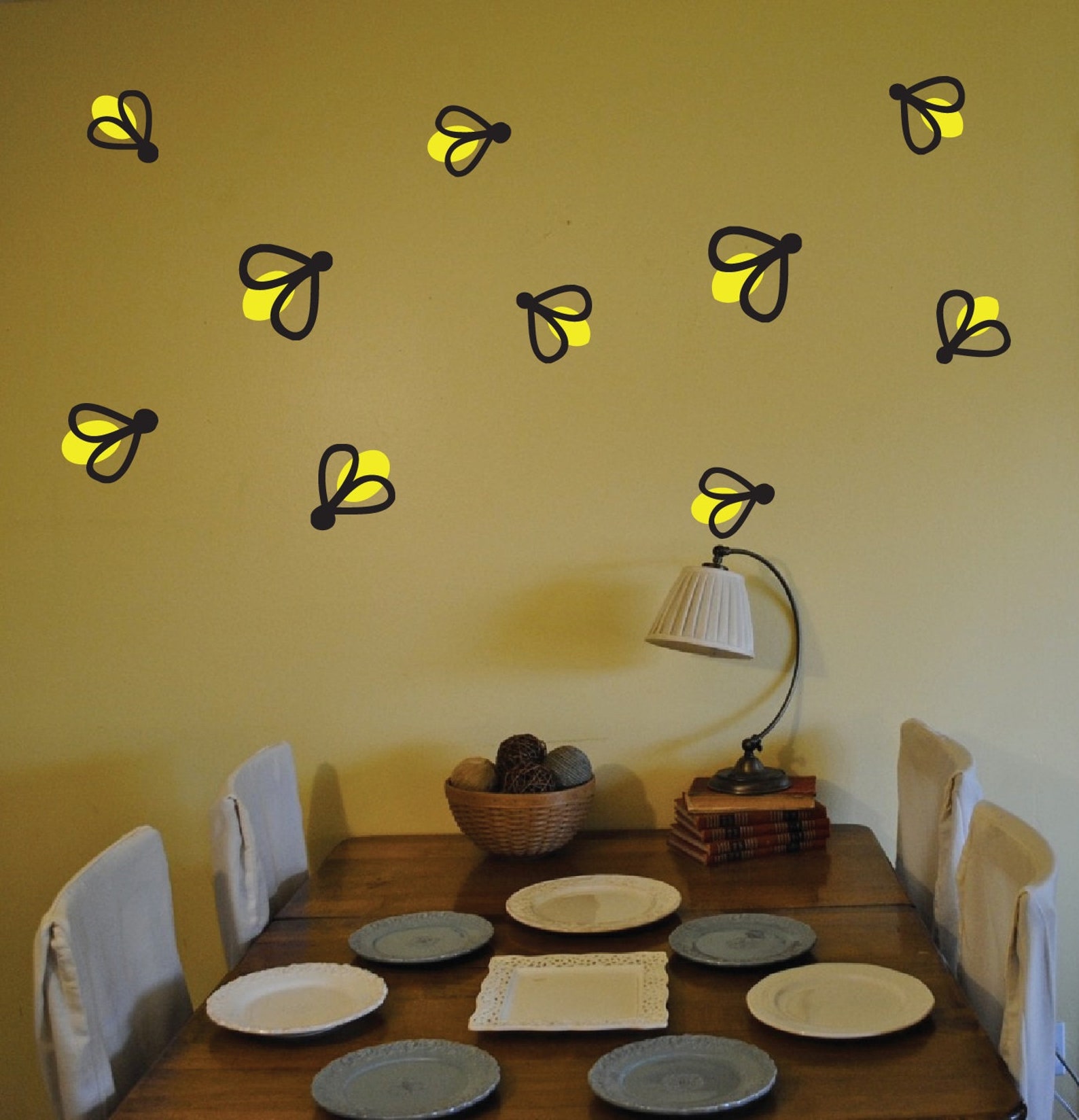 Firefly Wall Decals, Set of 10, Fire Flies Fireflies Lightening Bug ...