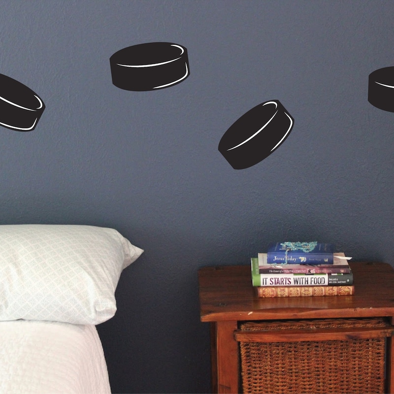 Hockey Wall Decal - Etsy