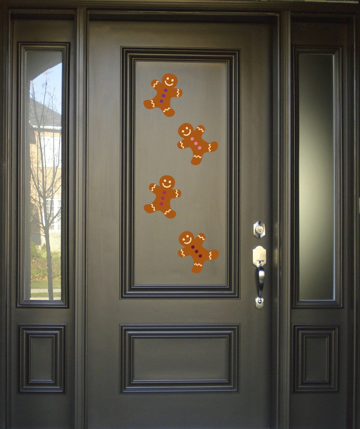 Gingerbread Man Cookies Wall Decals Set of 10 Christmas | Etsy