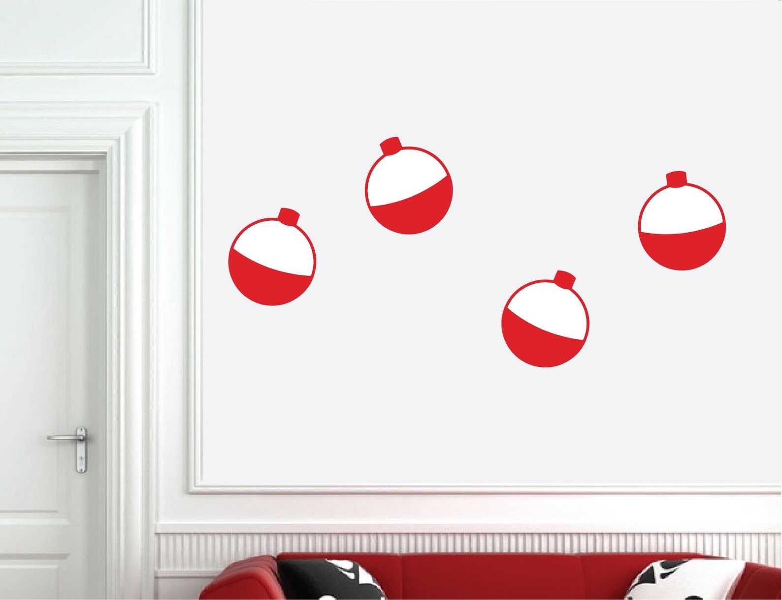 Bobber Decals Set of 10 Fishing Fish Lake House Boat Bait - Etsy