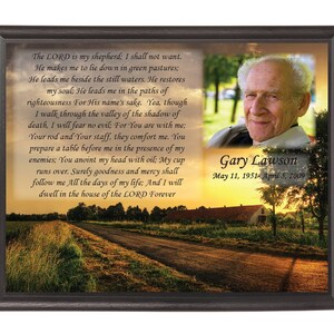Memorial Plaque, Custom Text, Photos, Background, RIP in Loving Memory ...