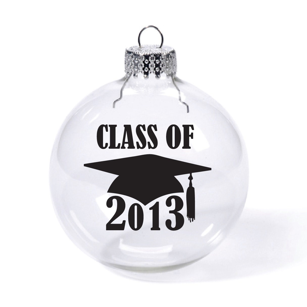 Graduation Hat Class of 2014 2015 Custom Name Date Glass Ball | Etsy