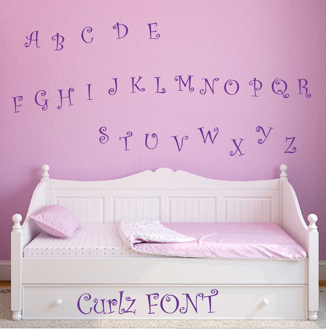ABC Wall Decals Set of 26 Letters School Pre School Play - Etsy