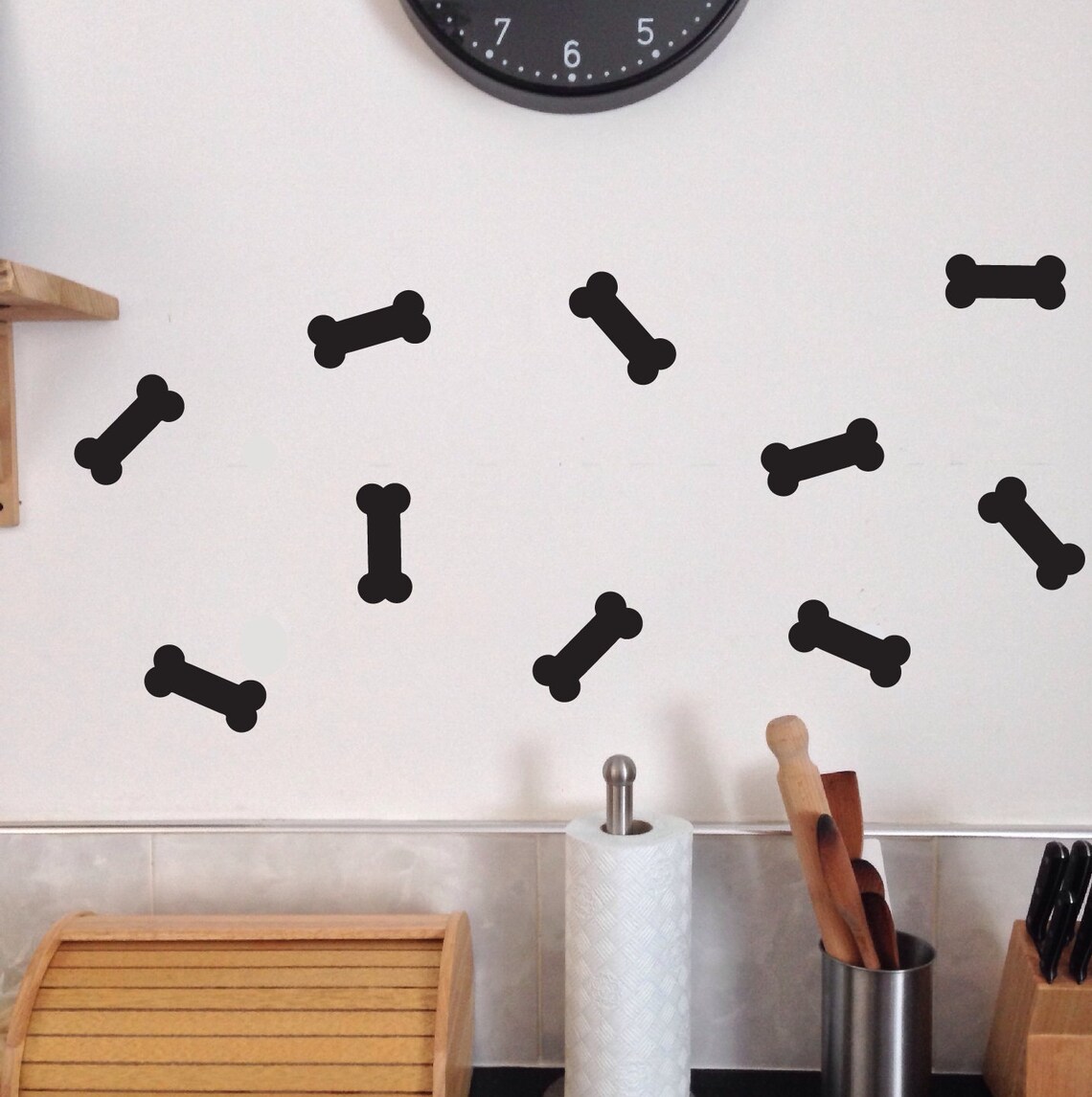 Dog Bone Wall Decals Set of 10 Fun Stickers Removable Pet - Etsy