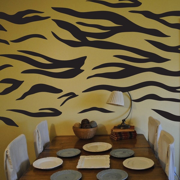 Zebra Print Decal - Etsy