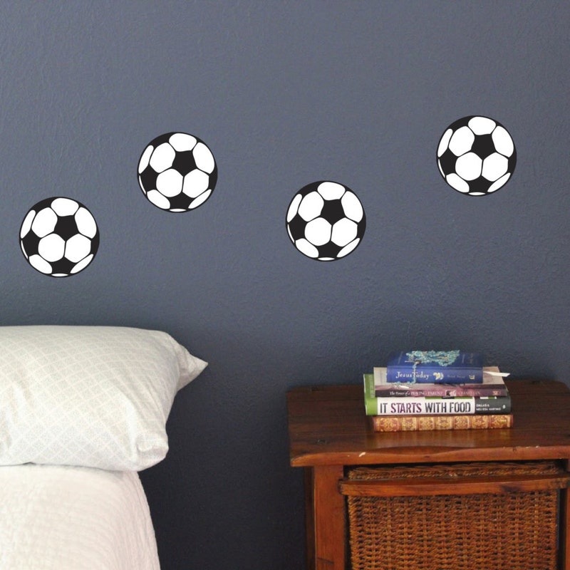 Soccer Wall Decals Peel - Etsy