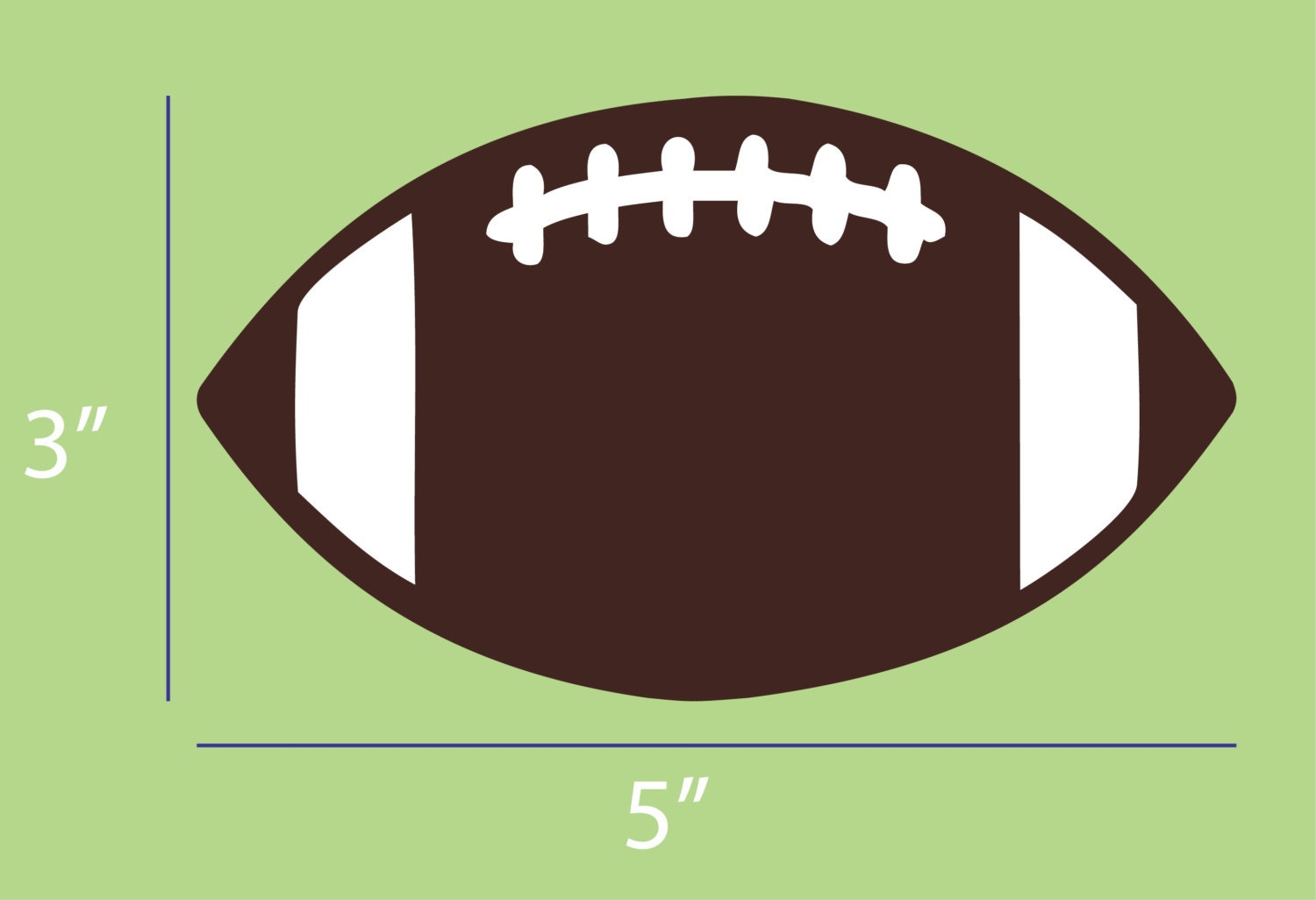 Footballs Wall Decals Set of 6 Fun Sport Stickers Boys Bedroom - Etsy