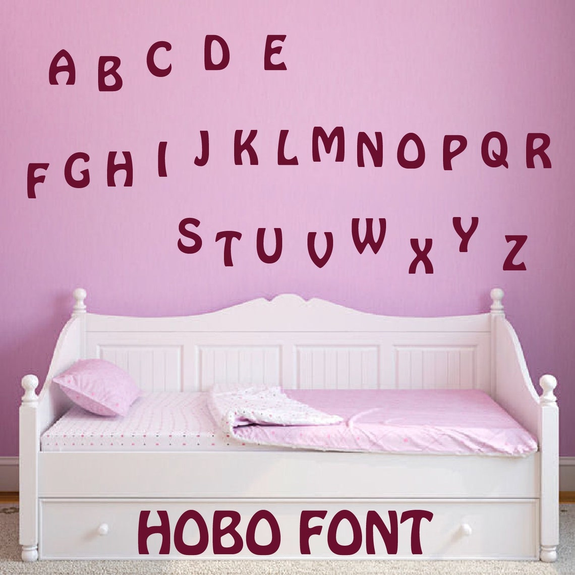 ABC Wall Decals Set of 26 Letters School Pre School Play - Etsy