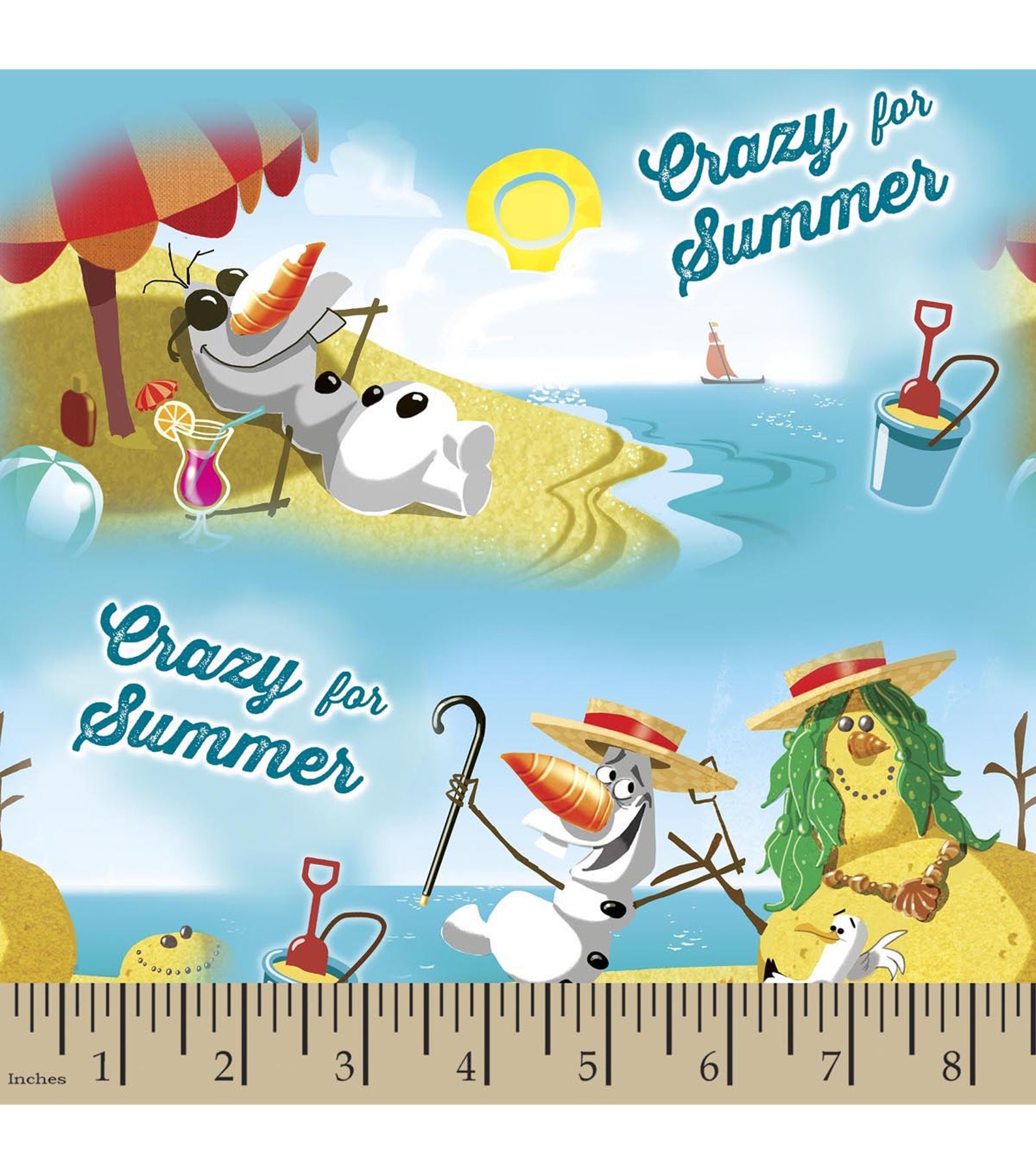 Olaf Crazy for Summer Child's Apron - Etsy