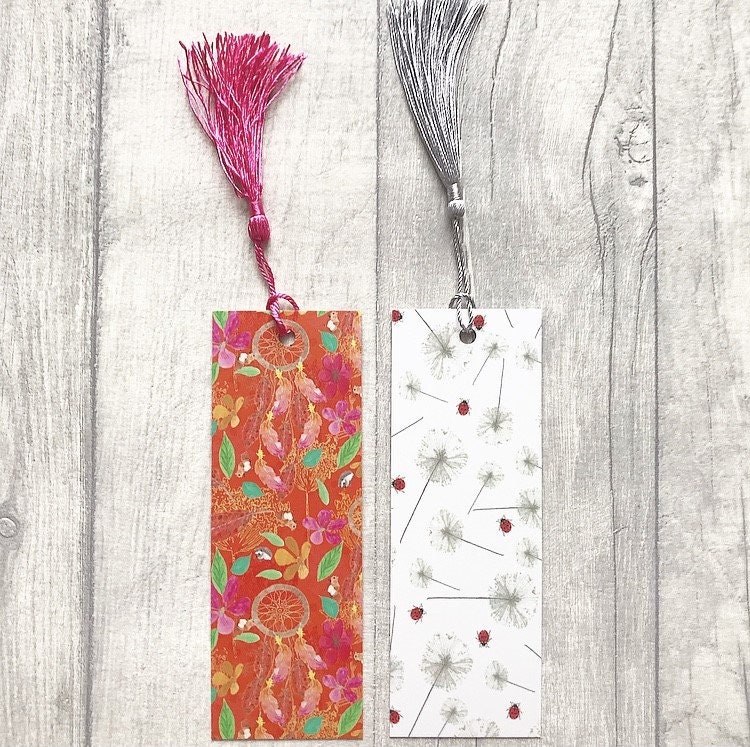 Dream Catcher Dreaming Bookmark With Pink Tassel Dream - Etsy