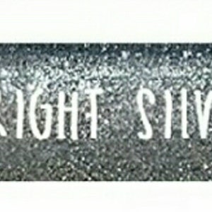 BRIGHT SILVER Glitter - Extra Fine Glitter - Face/nail/eye/hair/craft ...