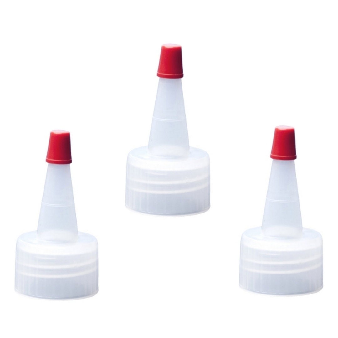 20-410 NATURAL Dispensing Yorker Spout No Hole Red Tip Caps - Etsy