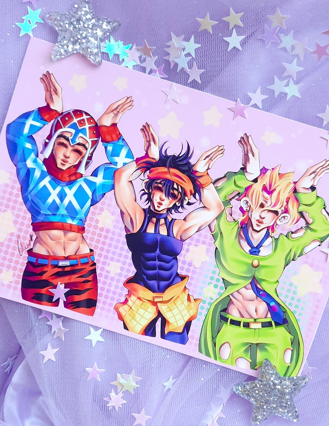 Cursed Dancing Print, Funny Anime Print, Anime Art Print, Cool Anime ...