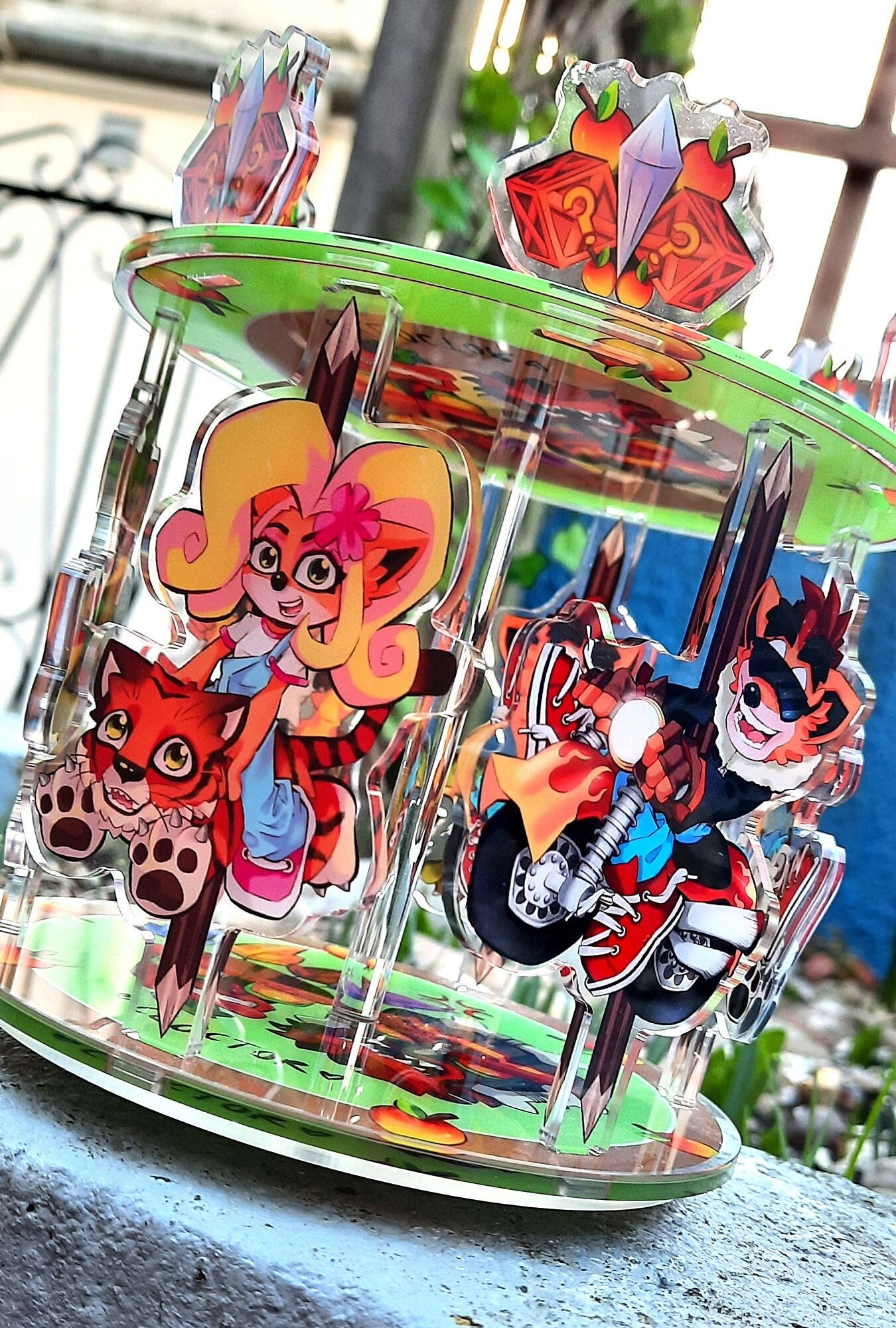 Limited Edition Retro Acrylic Carousel - Etsy