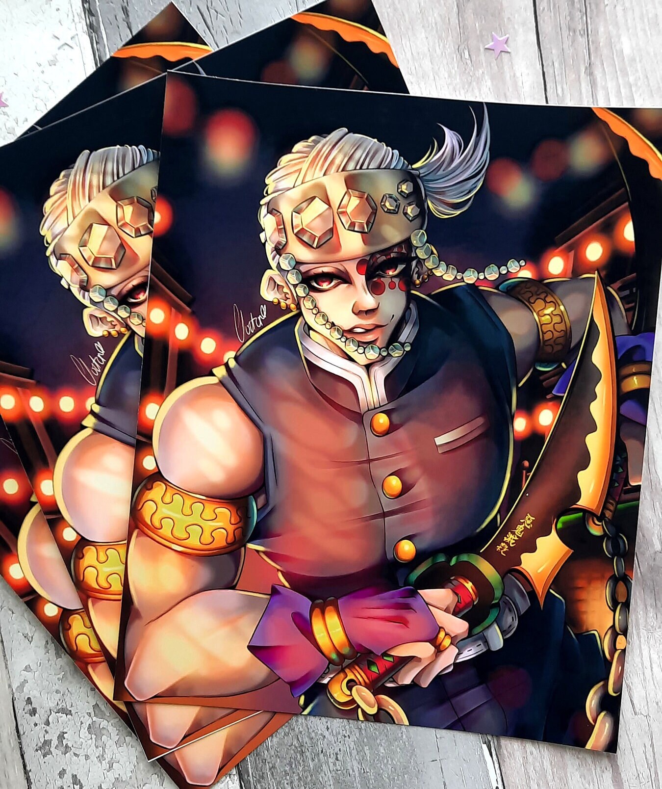Flashy Flamboyant Print, Anime Boy Print, Anime Art Gifts, Demon Anime ...