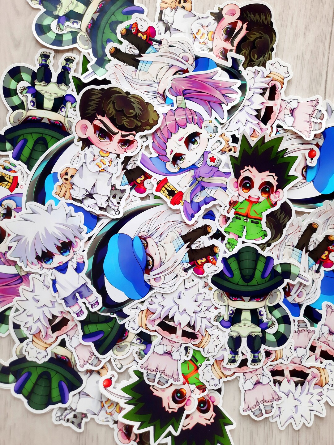 Chibi Hunter Stickers, Cute Anime Stickers, Anime Chibi Stickers, Retro ...