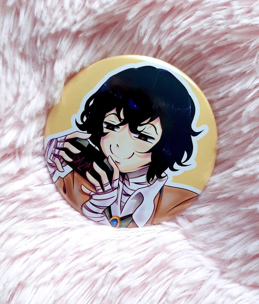 BSD Badge, Dazai Badge, Anime Gifts, Anime Button Badge, BSD Gifts ...
