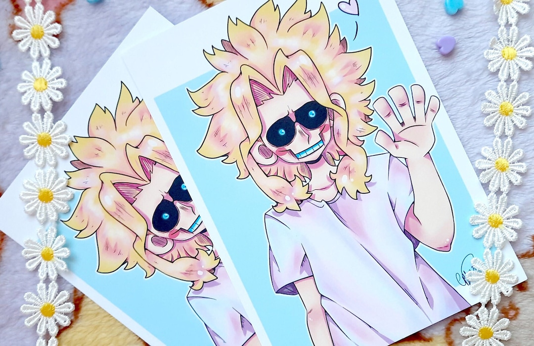 Small Might Print, Cute Chibi Art Print, Anime Chibi Artwork, Pro Hero ...