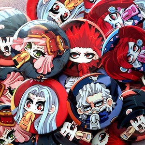 Sleeping Bag Badges, MHA Cute Badges, Cute Anime Badges, BNHA Button ...